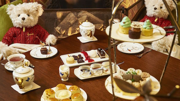 Celebrating Christmas with Harrods Teddy Bear Afternoon Tea at Mandarin ...